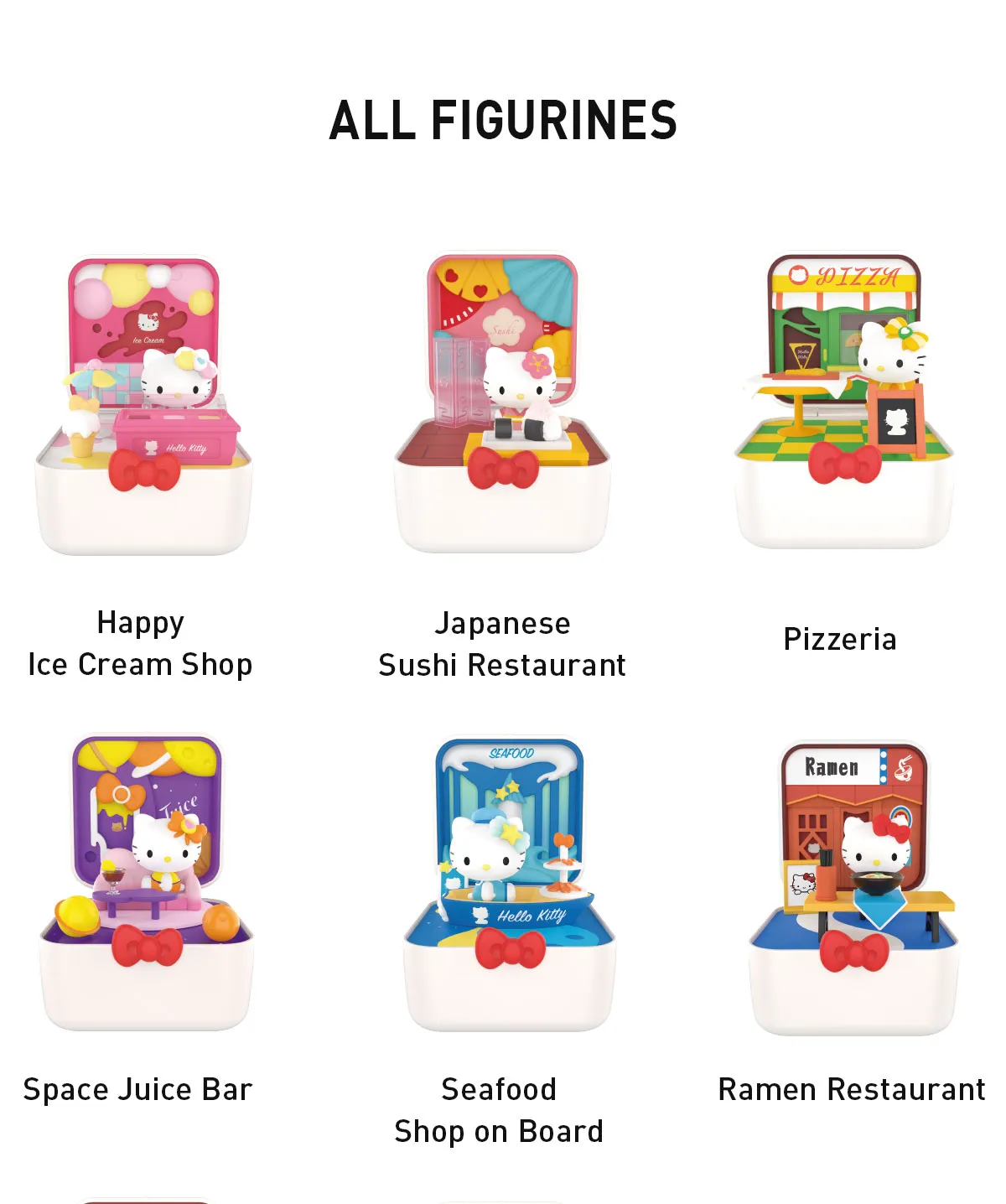 Hello Kitty Food Town Series Scene Set - POP MART (France)