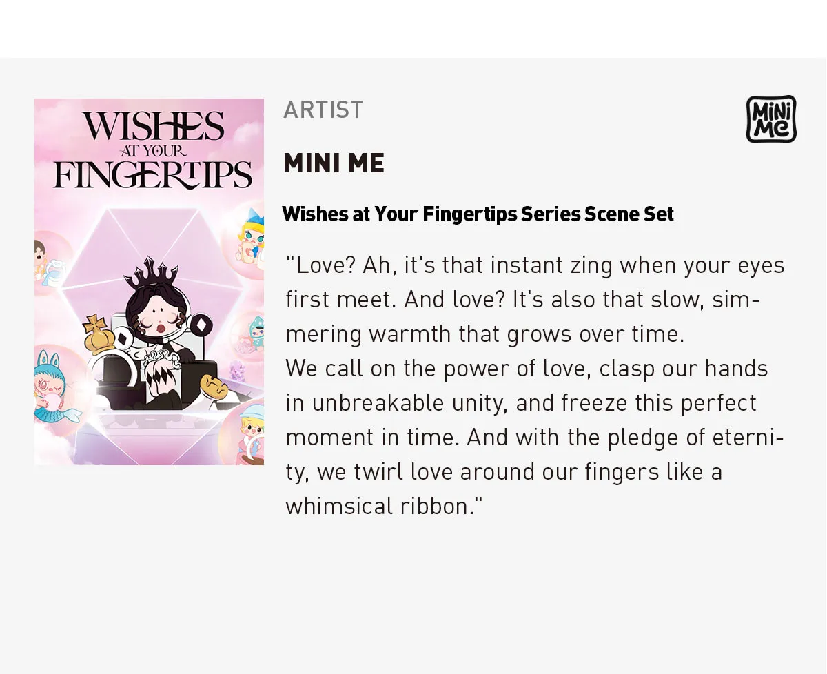 Wishes at Your Fingertips Series Scene Set - POP MART (Thailand)
