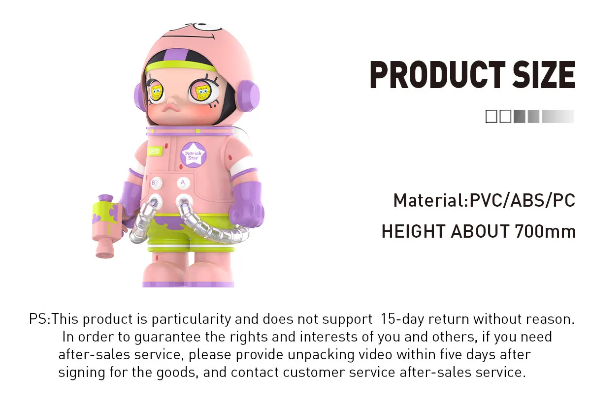 MEGA SPACE MOLLY 1000% Patrick Star - POP MART (Malaysia)