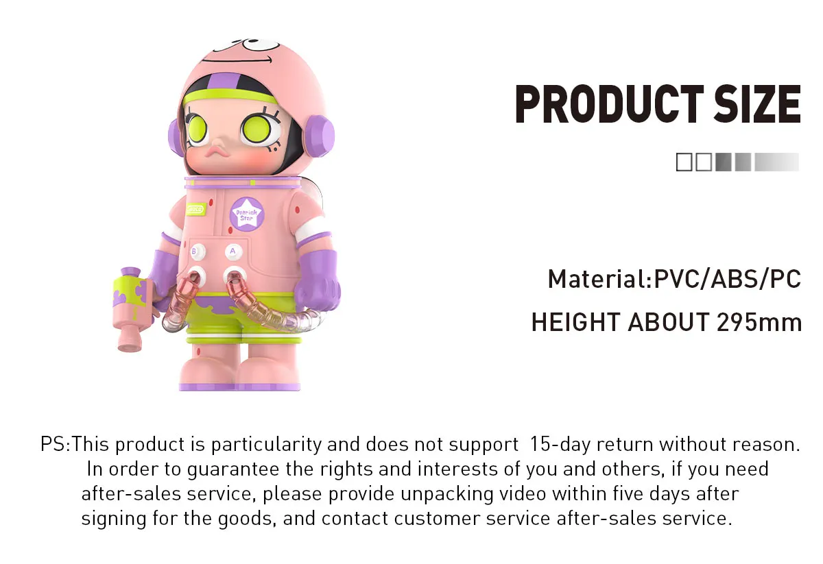 MEGA SPACE MOLLY 400% Patrick Star - POP MART (Brazil)