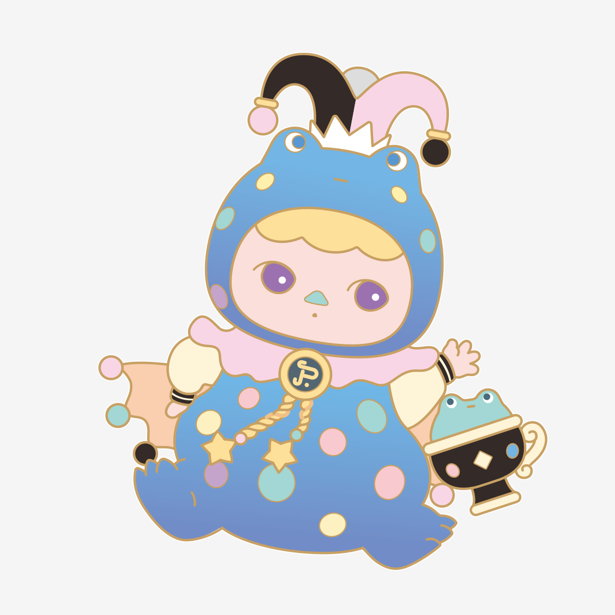 PUCKY Animals' Tea Party Series-badge - POP MART (South Korea)