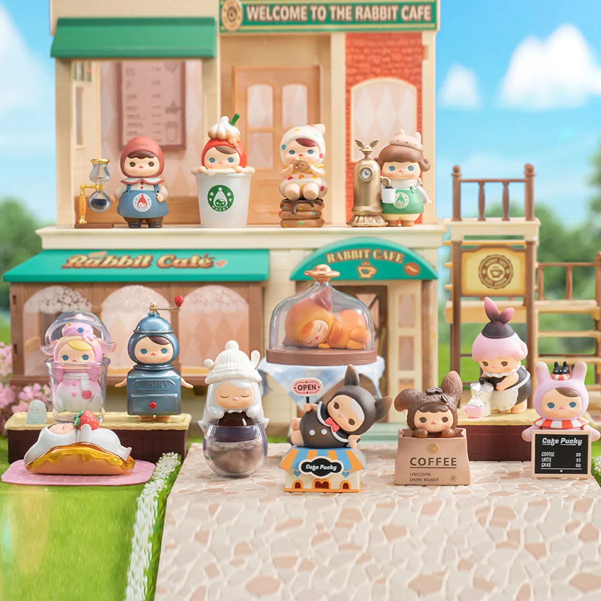 PUCKY Rabbit Cafe Series - POP MART (Italy)