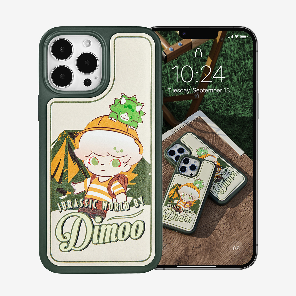 Dimoo Jurassic World Series-Phone Case(Baby Dinosaur Knight) - POP MART ...