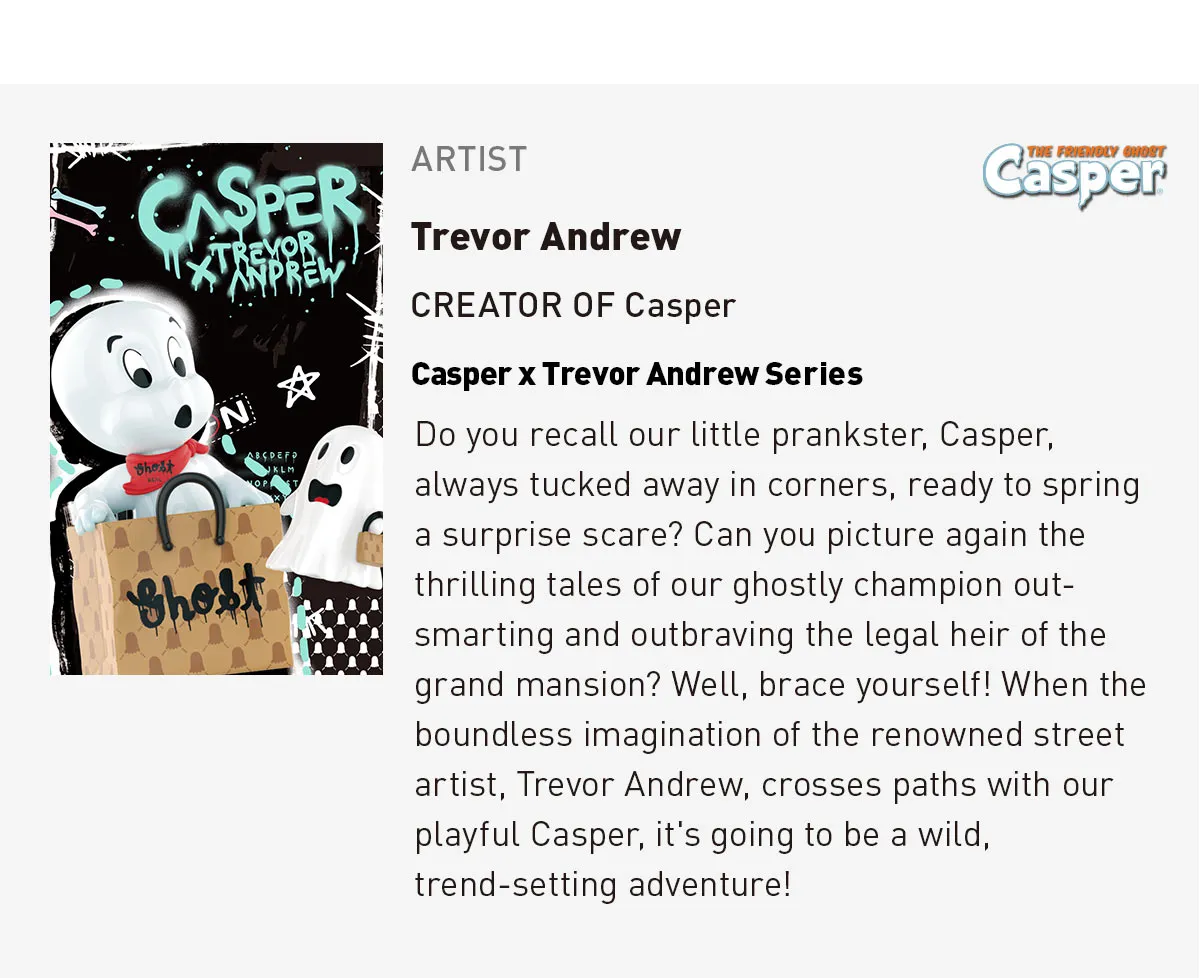 Casper × Trevor Andrew Series - POP MART (Malaysia)