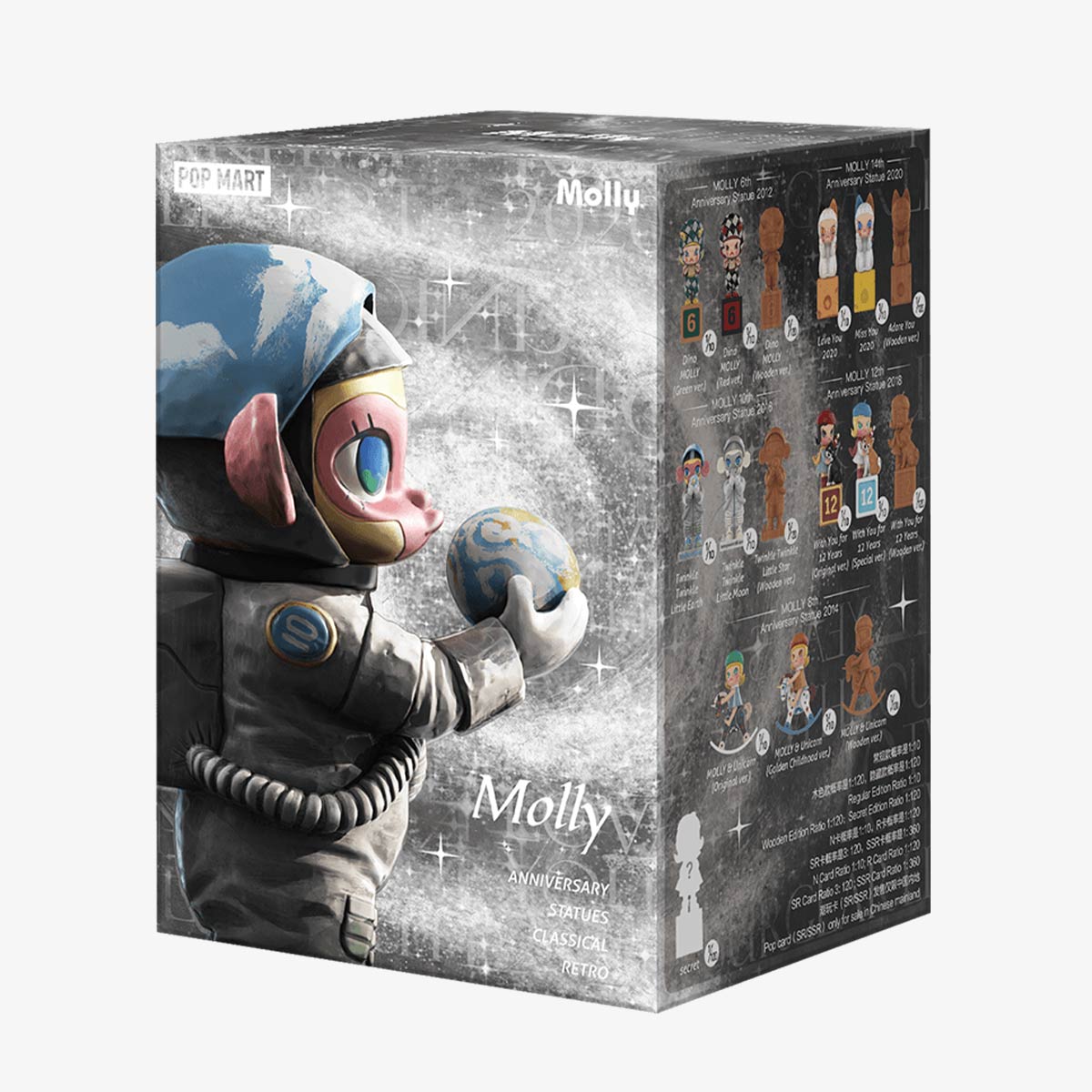 MOLLY Anniversary Statues Classical Retro Series Figures - POP MART ...