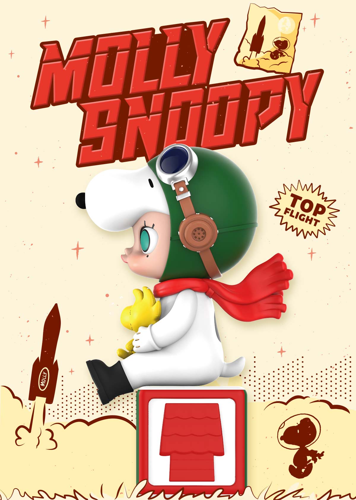 MOLLY x Snoopy Figure - POP MART (Thailand)