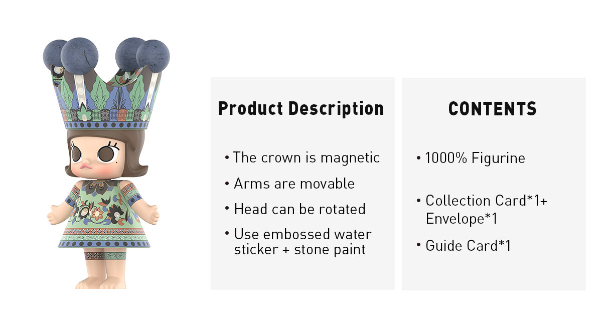 MEGA COLLECTION 1000% ROYAL MOLLY × Changshana.DunHuang - POP MART ...