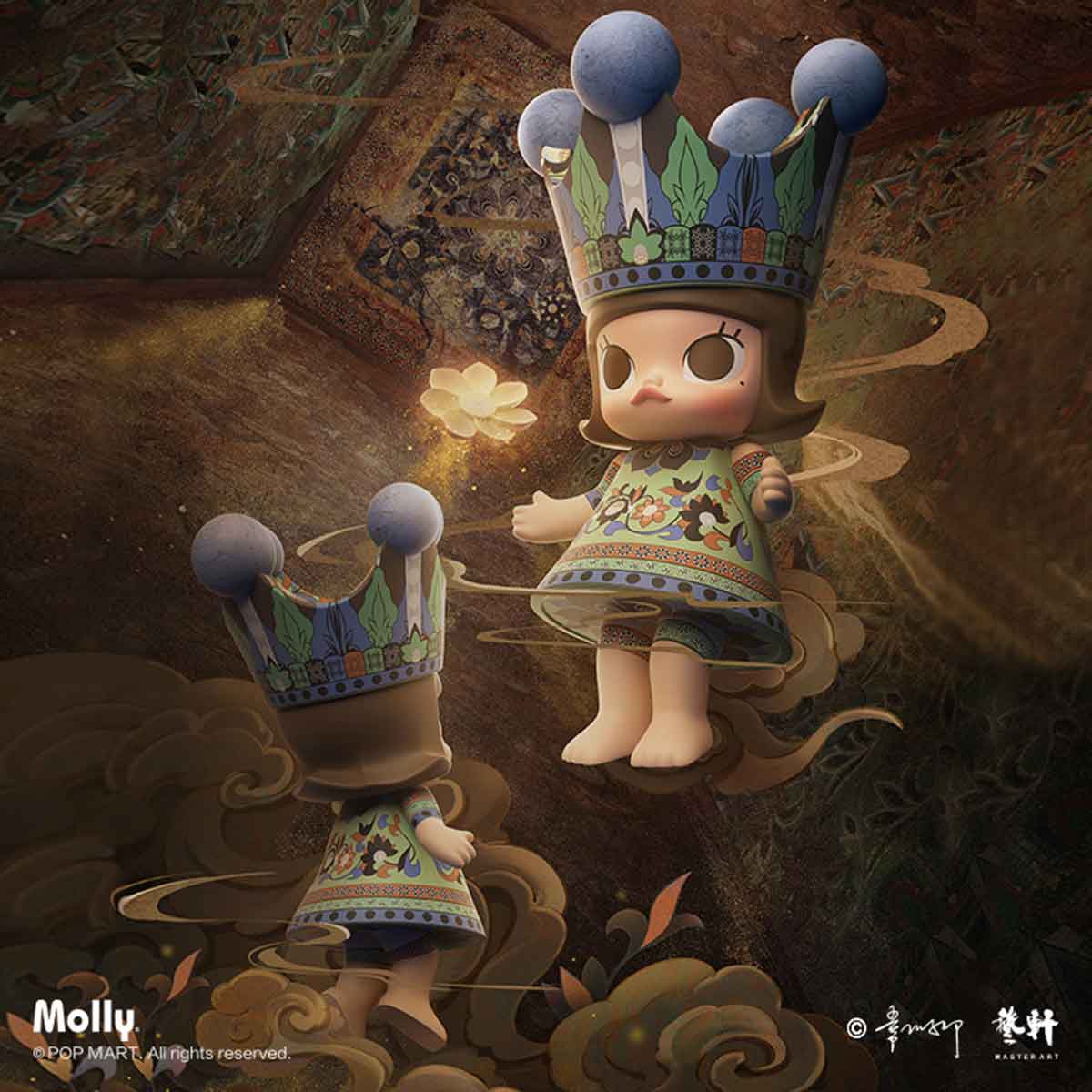 MEGA COLLECTION 1000% ROYAL MOLLY × Changshana.DunHuang - POP MART ...