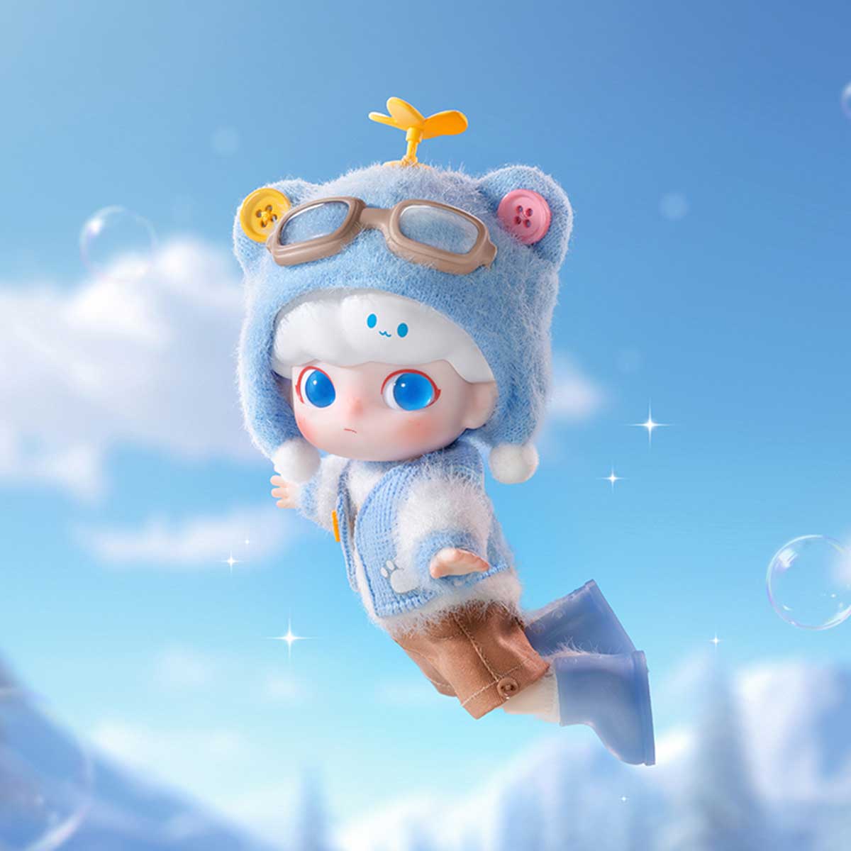 DIMOO Pilot Bear Action Figure - POP MART (Thailand)