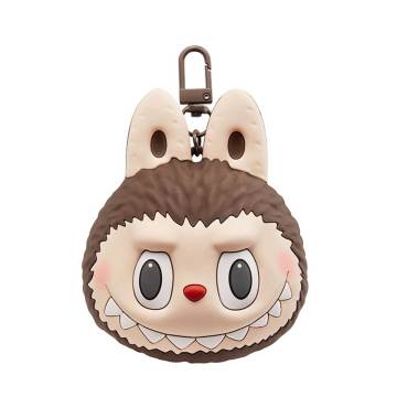LABUBU Originals-Brown Silicone Earphone Bag - POP MART (Thailand)