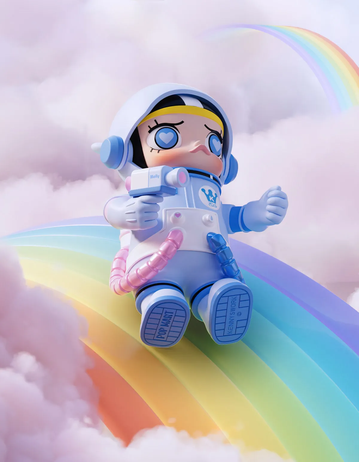 MEGA SPACE MOLLY 400%+100% Grumpy - POP MART (South Korea)