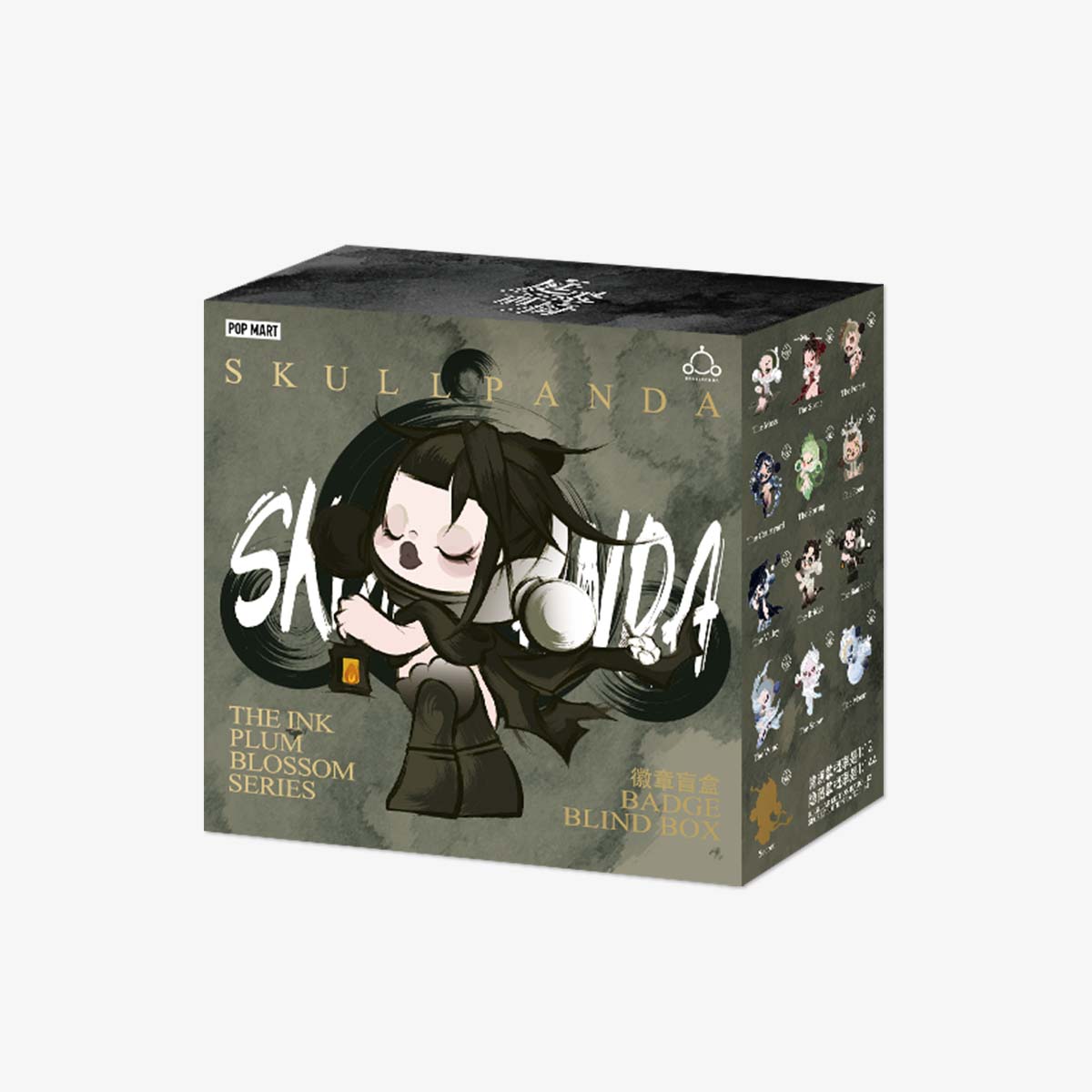 SKULLPANDA The Ink Plum Blossom Series-Badge Blind Box - POP MART ...