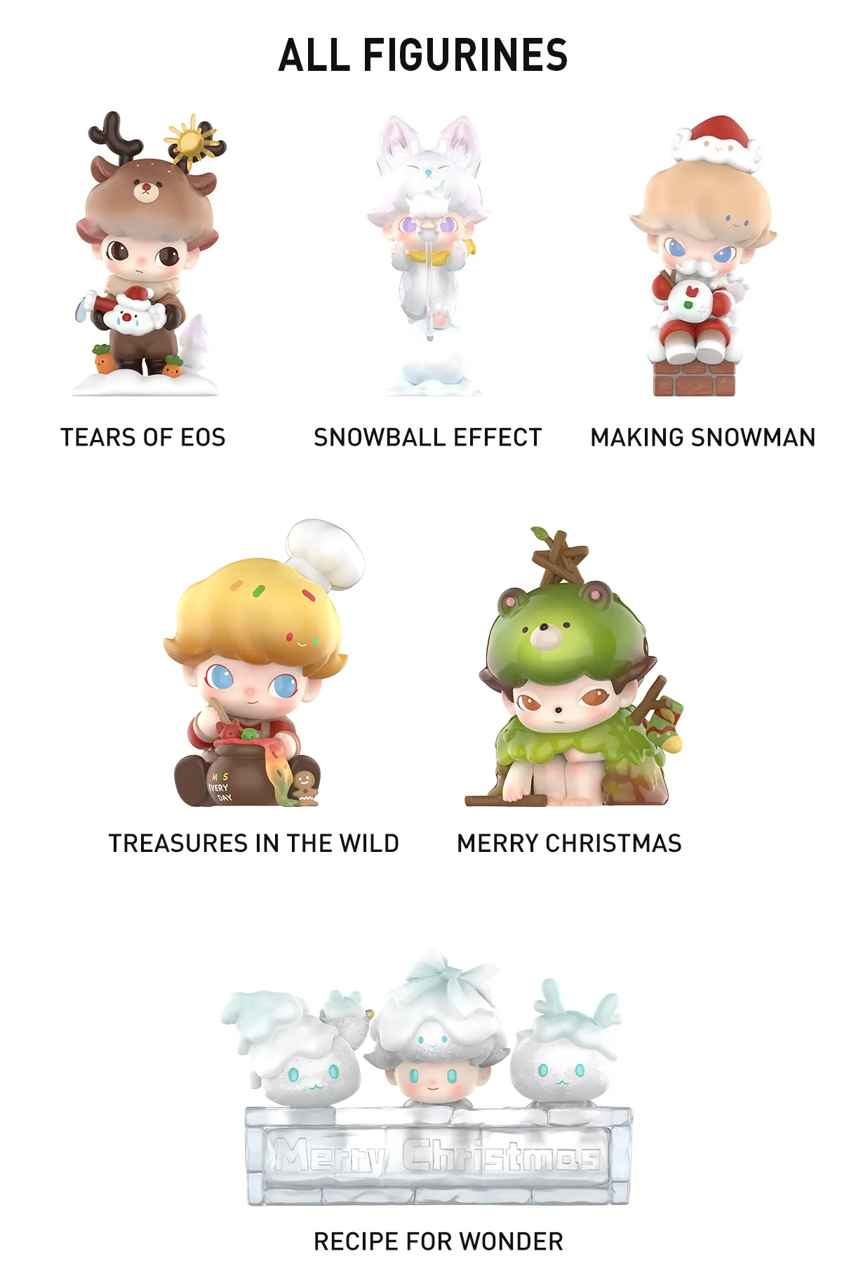 DIMOO Letters from Snowman Series Figures - POP MART (Thailand)