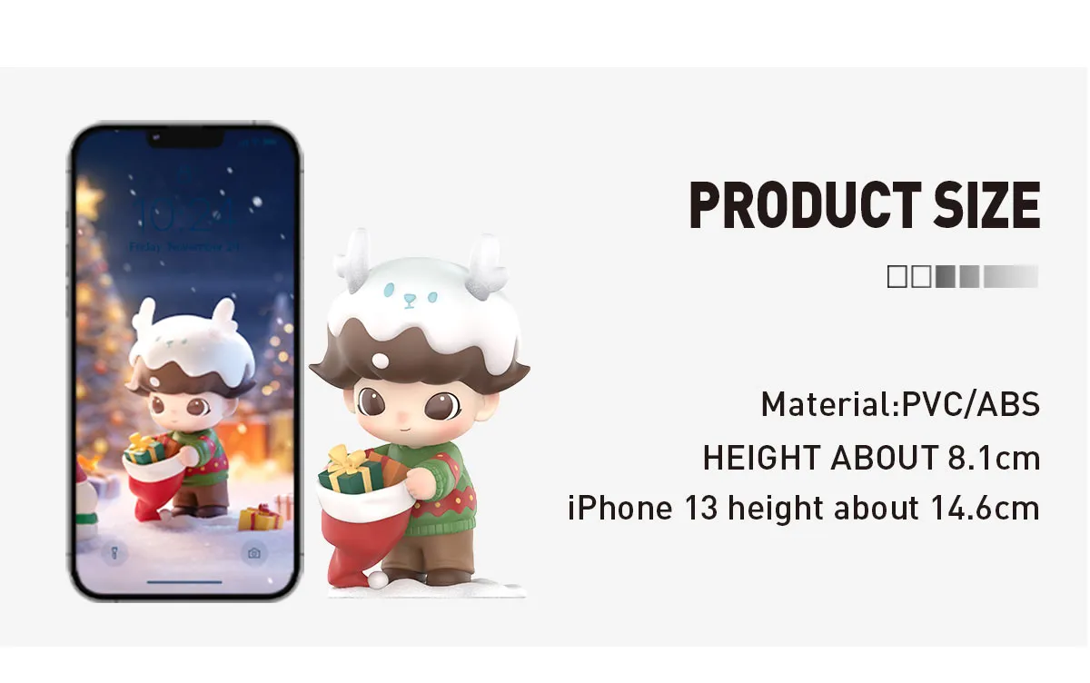 Christmas limited edition Dimoo Figure - POP MART (Japan)