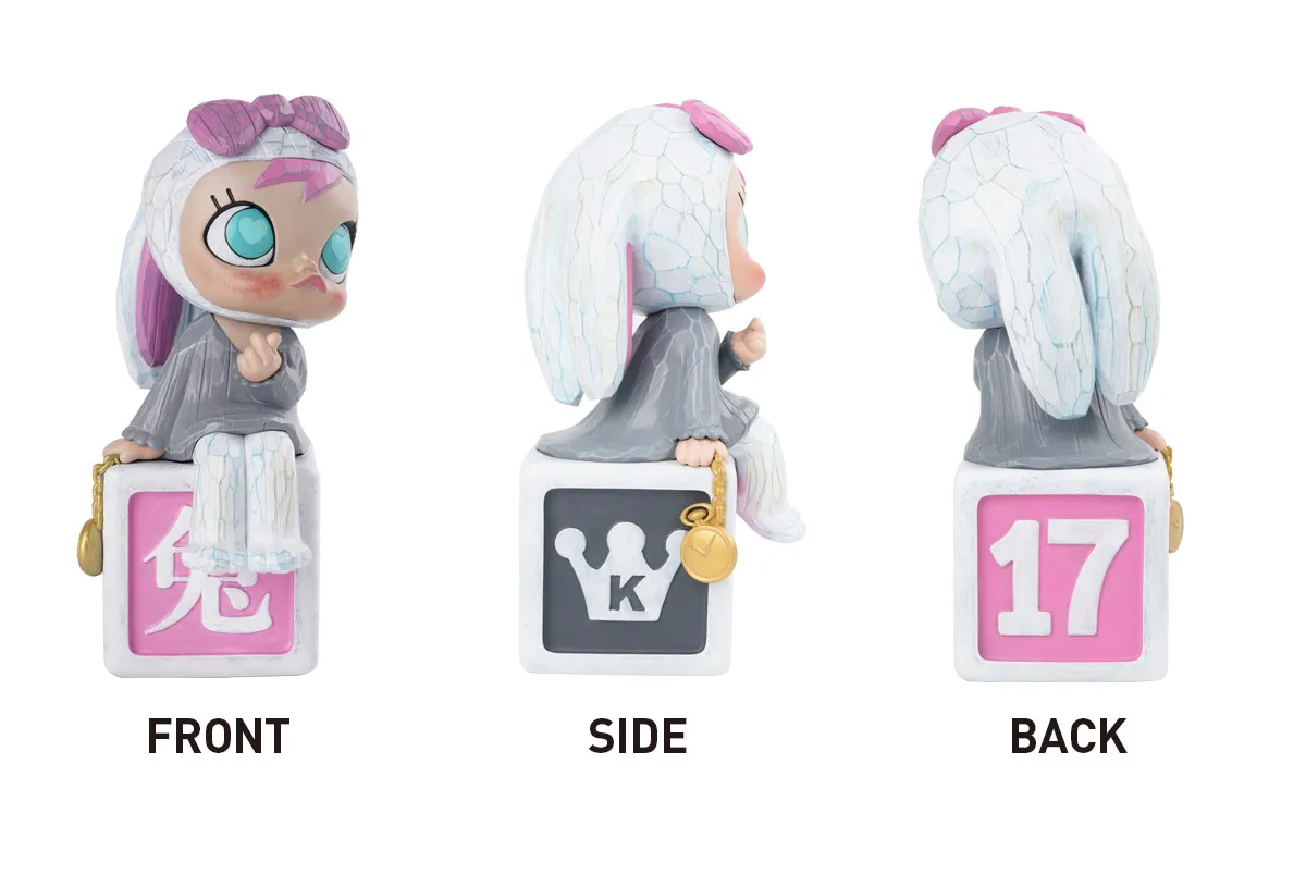 MOLLY 17th anniv Statue The Moon Rabbit - Pink ver. - POP MART (Australia)