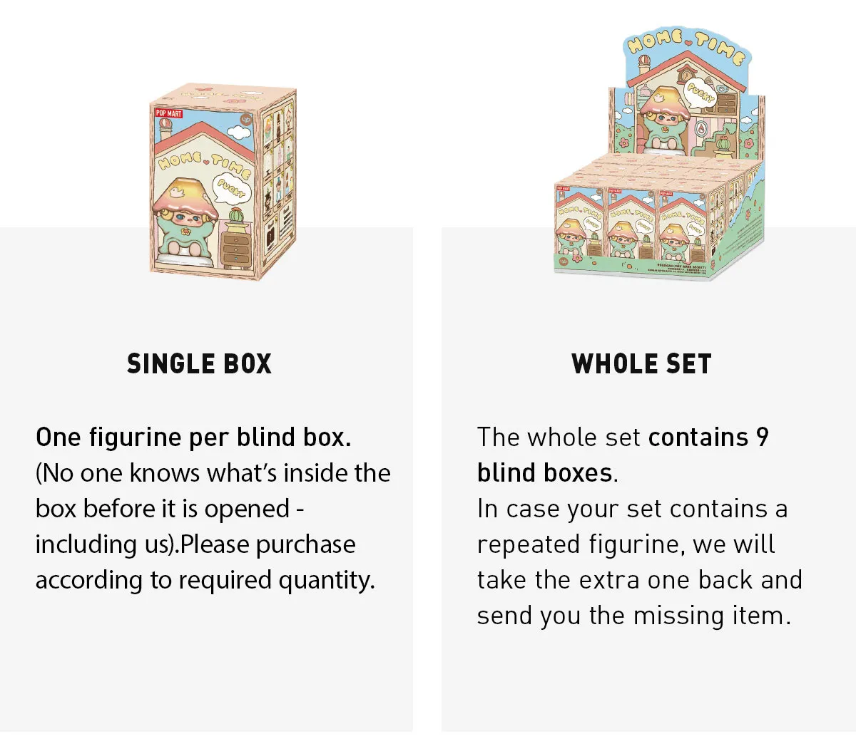 PUCKY Home Time Series Figures - POP MART (Thailand)