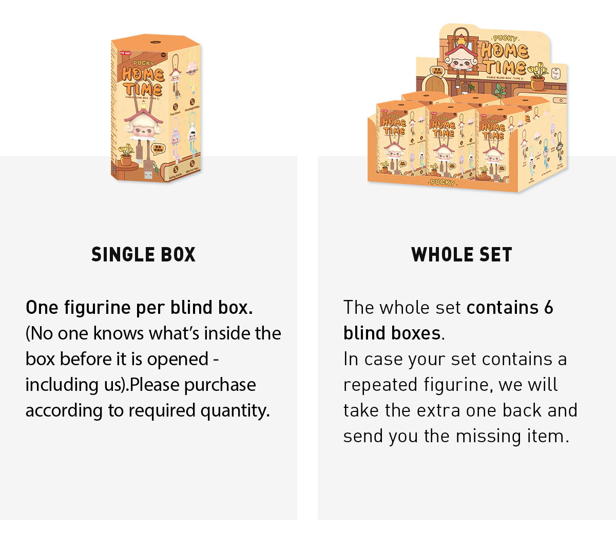 PUCKY Home Time Series-Cable Blind Box - POP MART (Thailand)