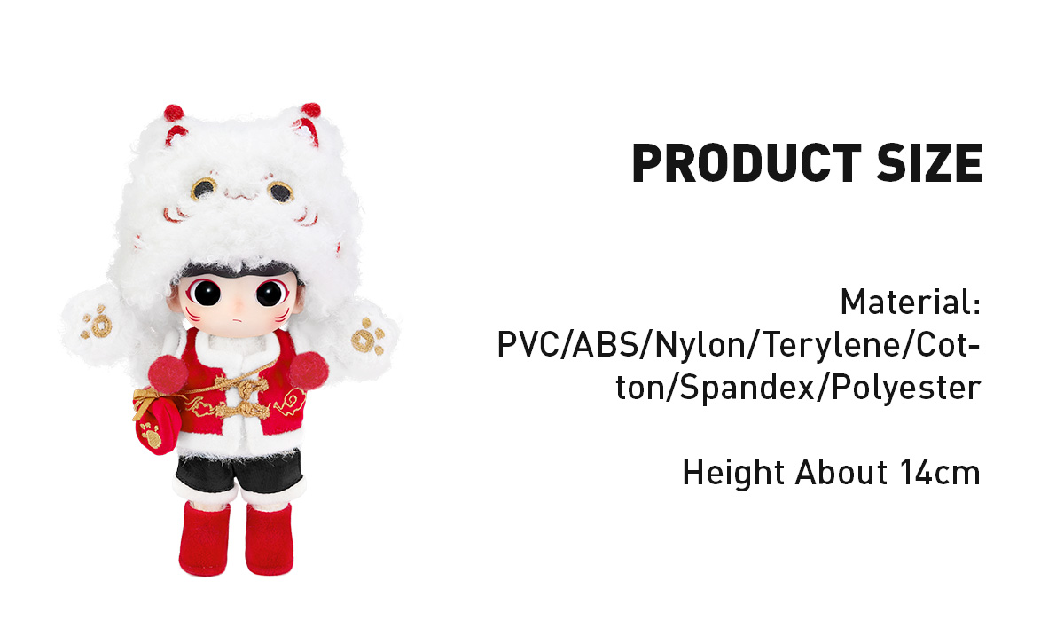 DIMOO Fortune Cat Action Figure - POP MART (Taiwan, China)