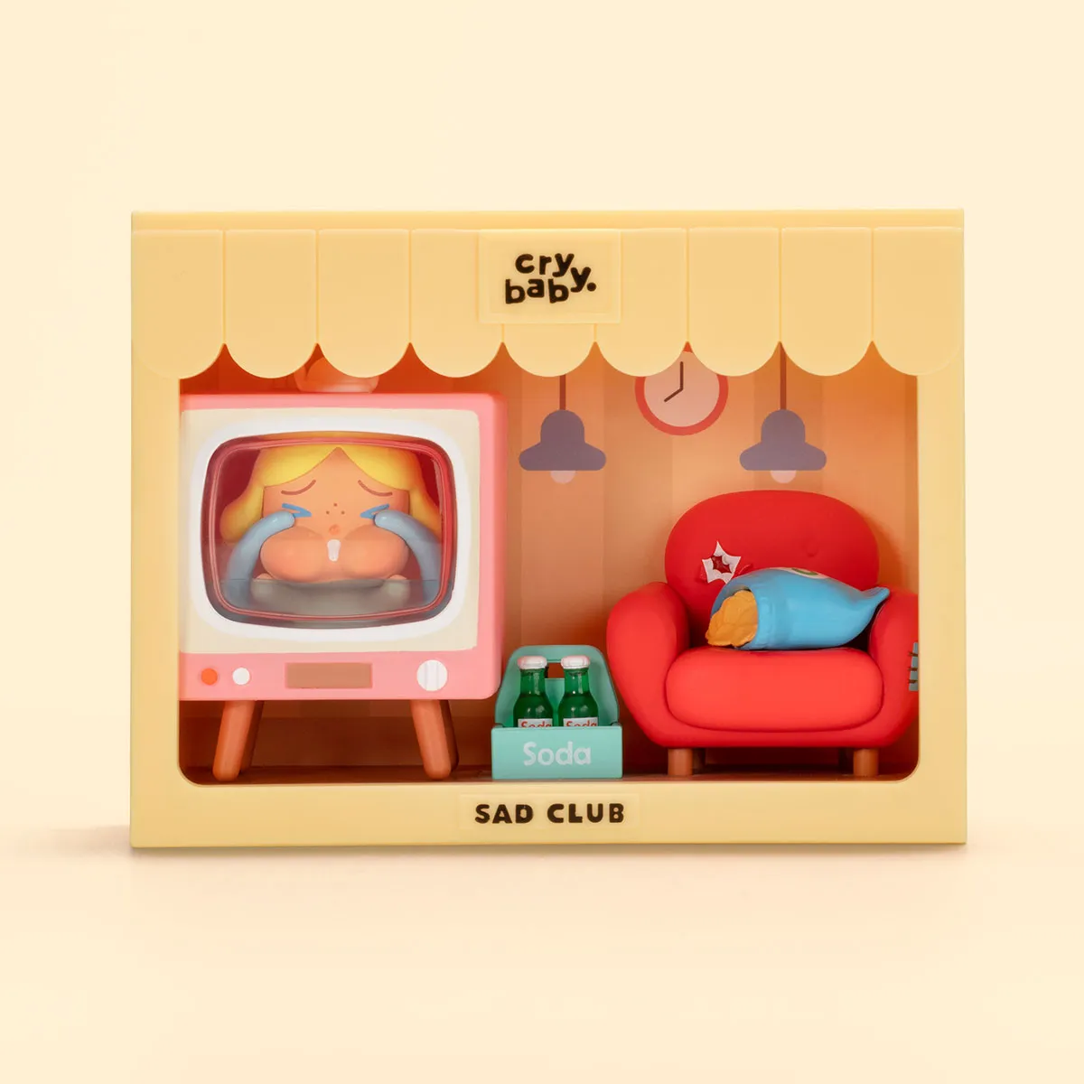 Hurt Cry Baby POP MART CRYBABY Sad Club Series Scene Sets By Molly
