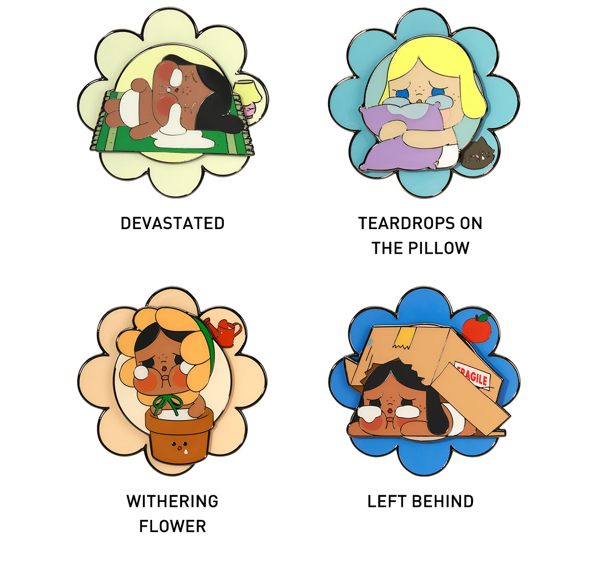 CRYBABY Sad Club Series-Fidget Spinner Blind Box - POP MART (Thailand)