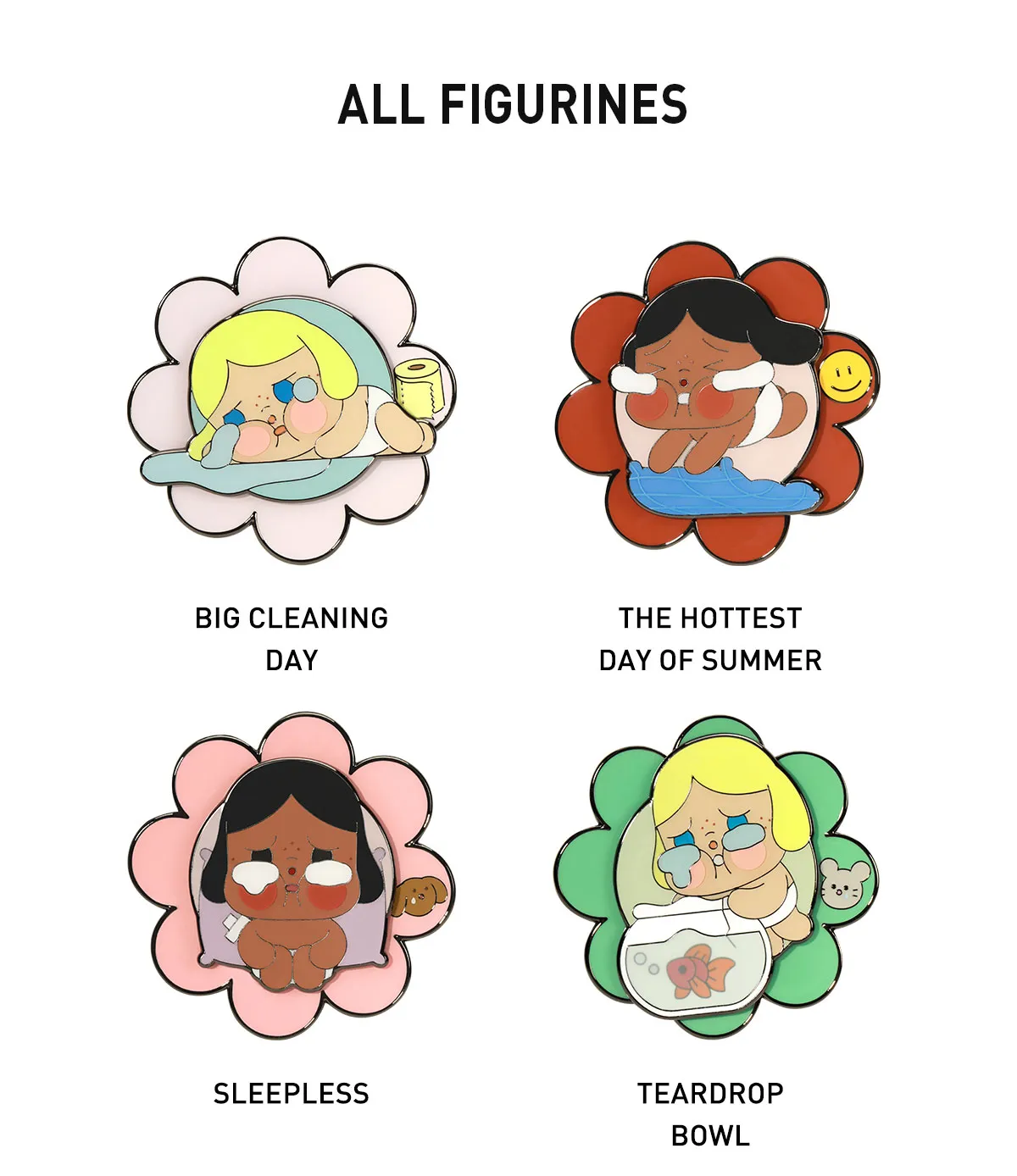 CRYBABY Sad Club Series-Fidget Spinner Blind Box - POP MART (Germany)