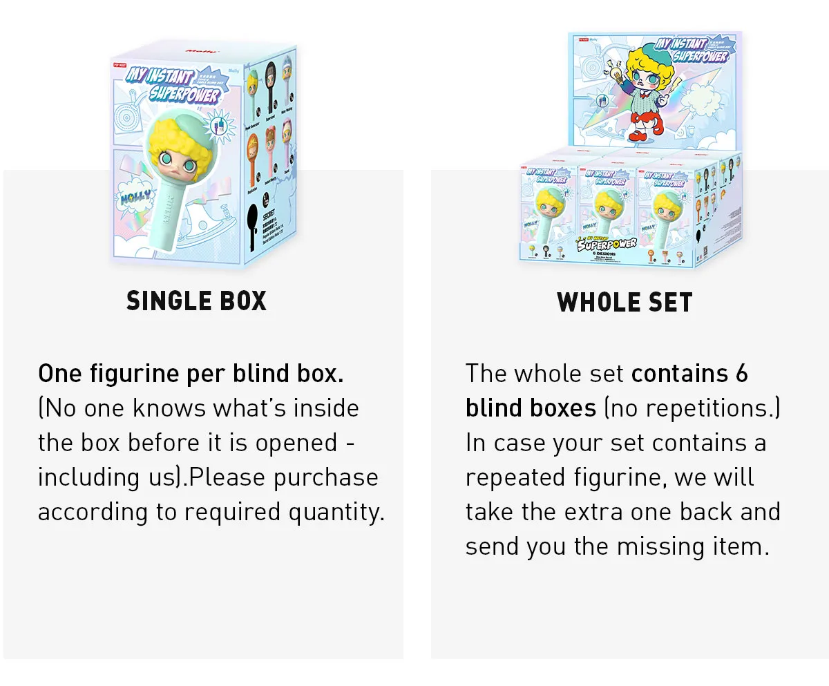 MOLLY My Instant Superpower Series-Cable Blind Box - POP MART (Singapore)