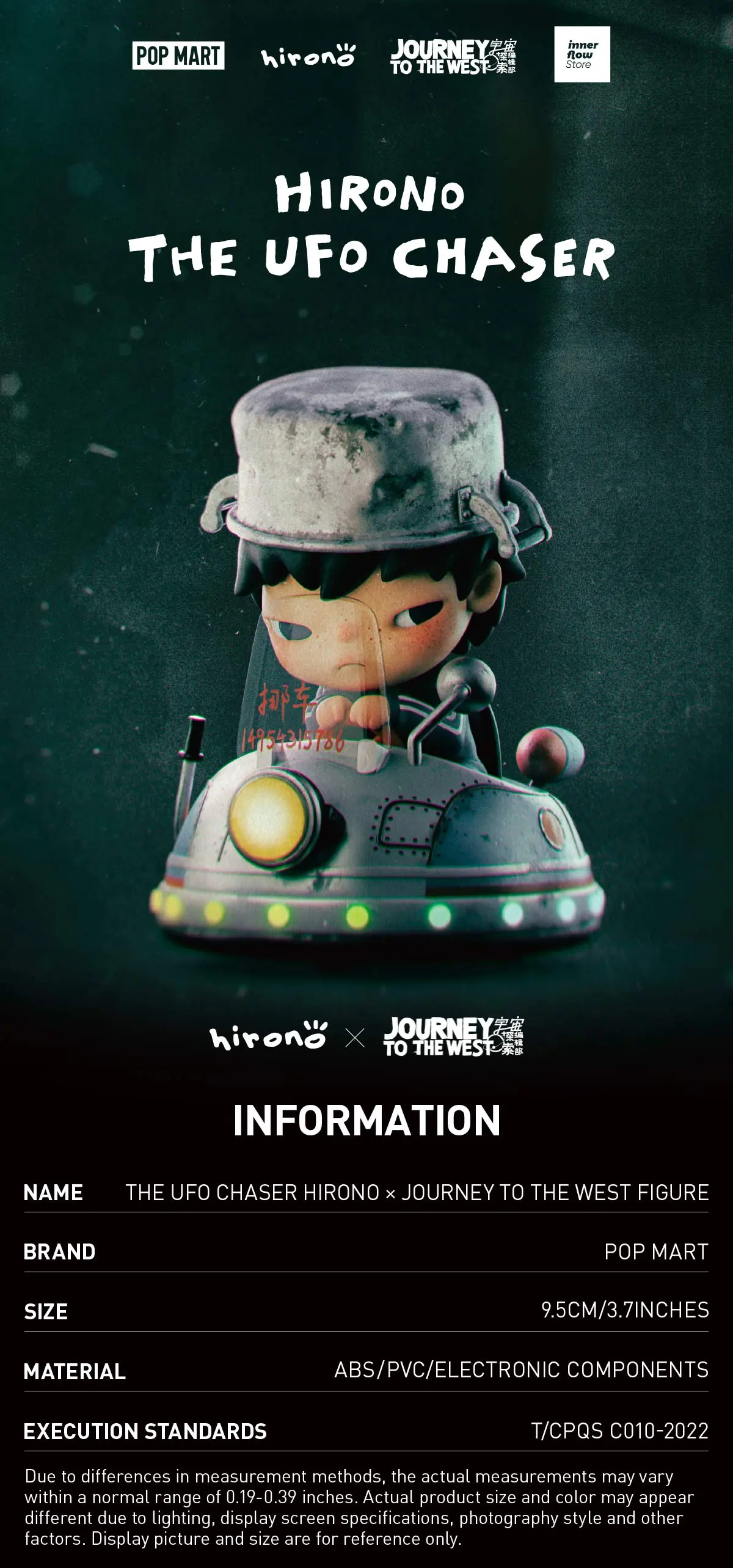 THE UFO CHASER Hirono × Journey to the West Figure - POP MART (Thailand)