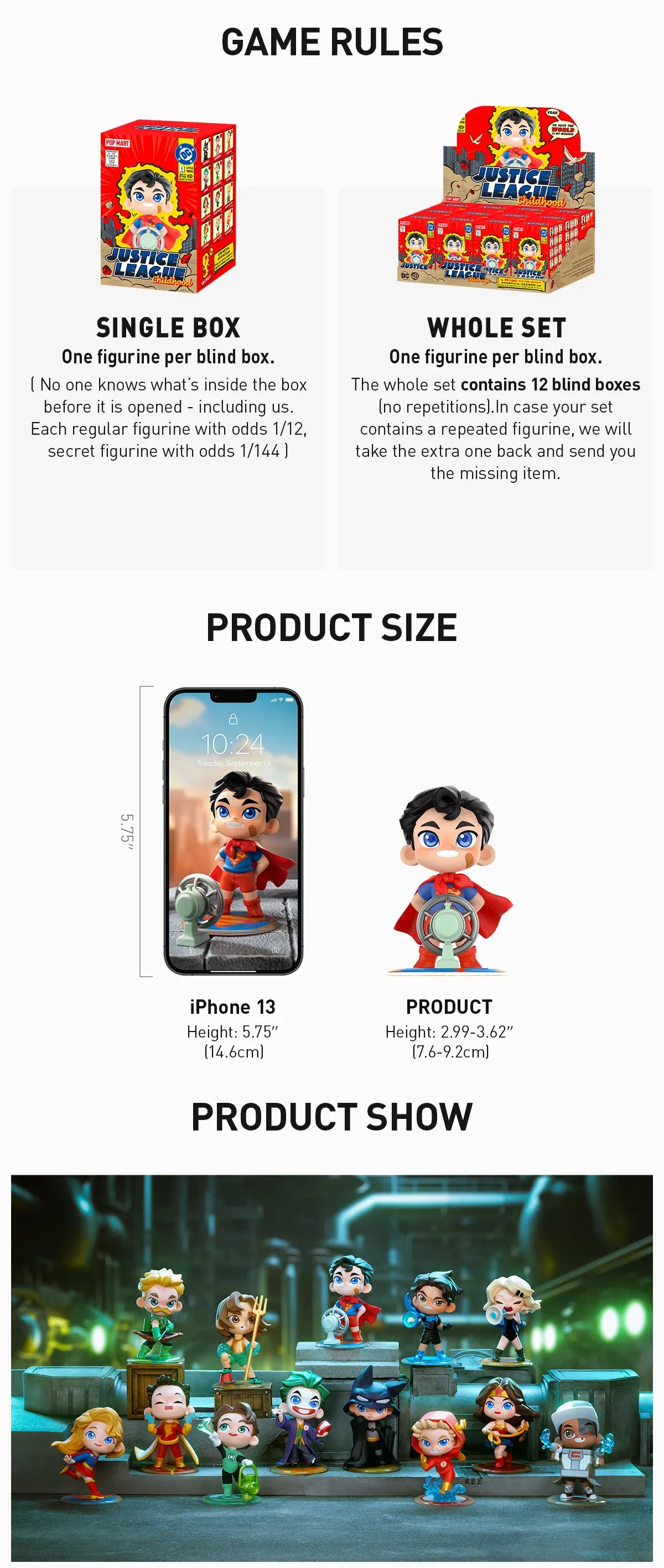 DC Justice League Childhood Series Figures - POP MART (Philippines)