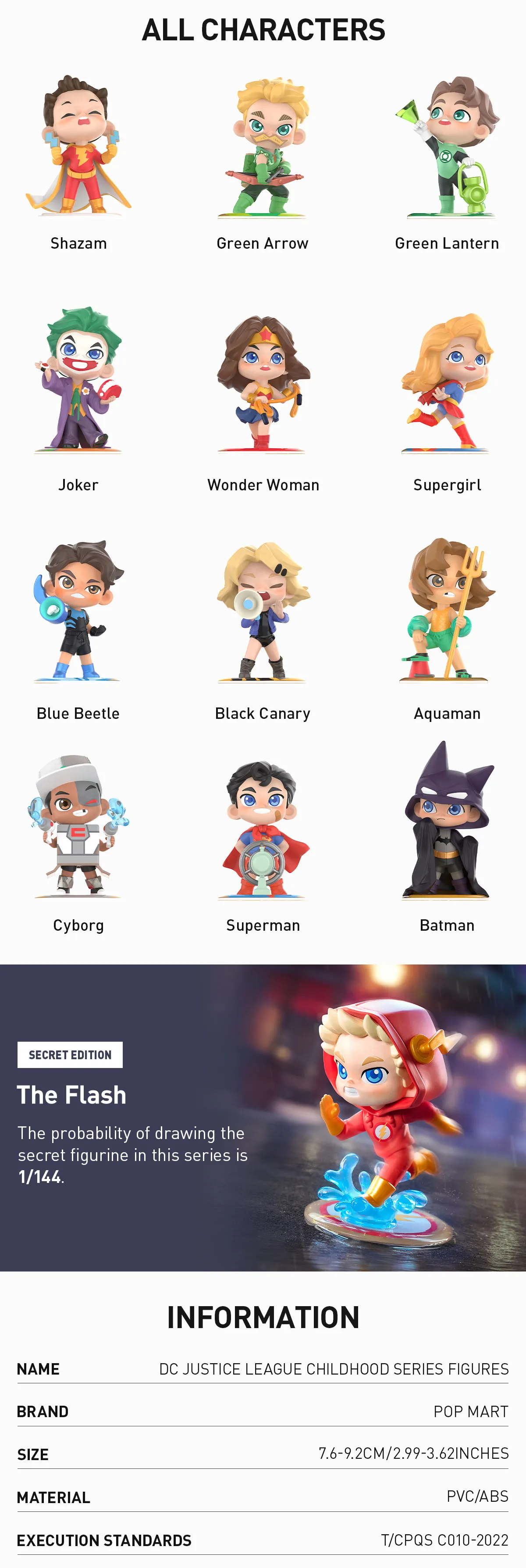 DC Justice League Childhood Series Figures - POP MART (Philippines)