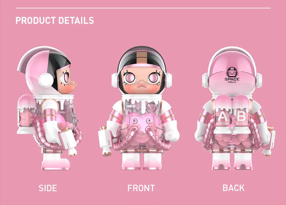 MEGA SPACE MOLLY 400% Heartfelt Words - POP MART (South Korea)