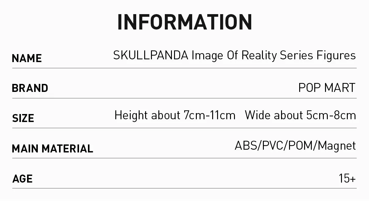 SKULLPANDA Image Of Reality Series Figures - POP MART (South Korea)
