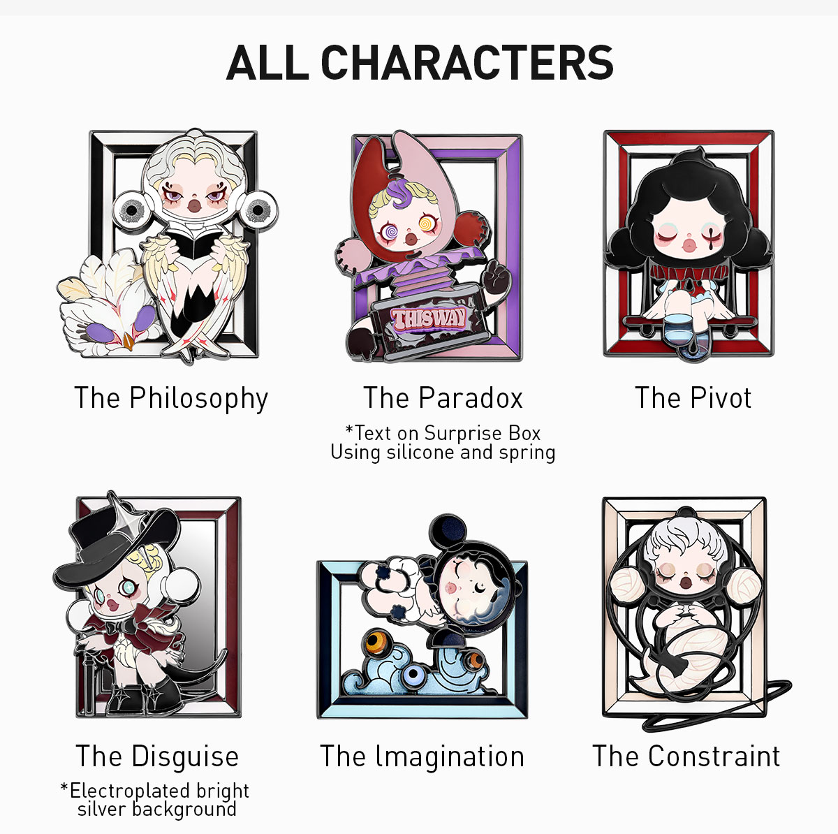 SKULLPANDA Image Of Reality Series-Badge Blind Box - POP MART (France)