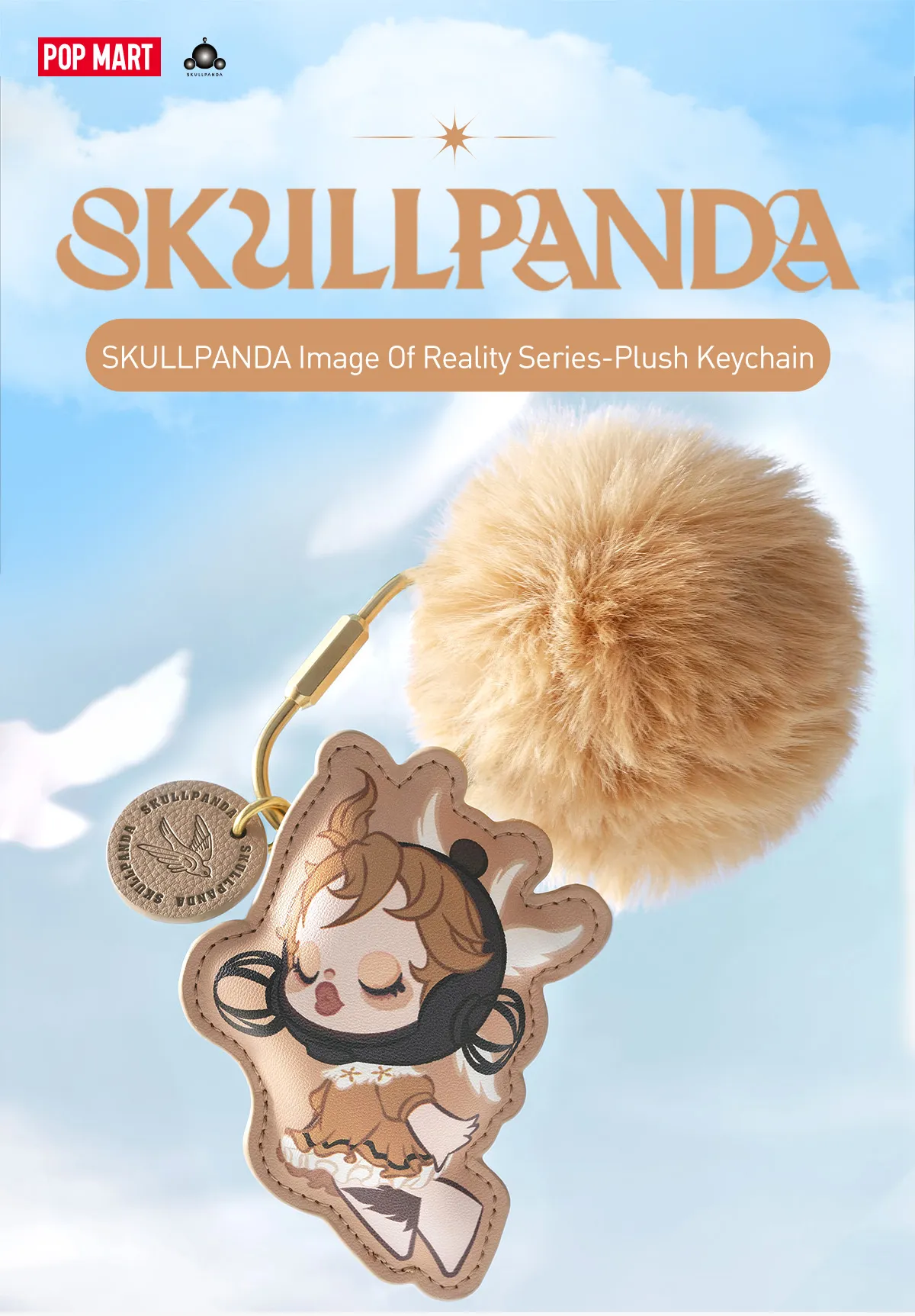 SKULLPANDA Image Of Reality Series-Plush Keychain - POP MART (Netherlands)