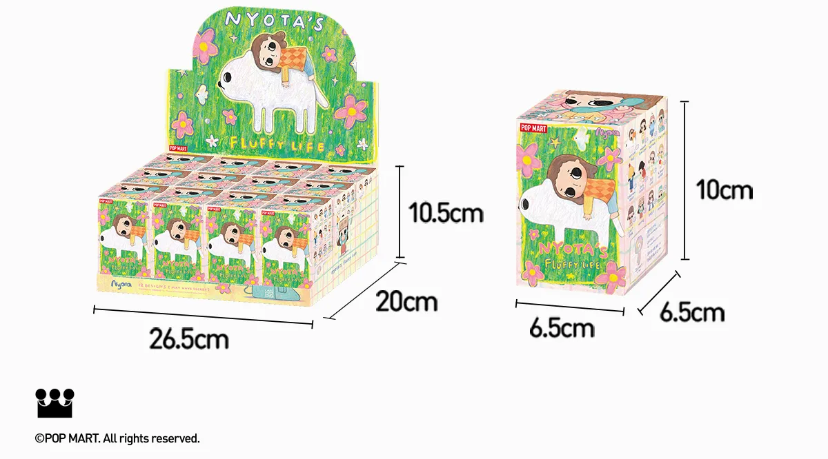 Nyota's Fluffy Life Series Figures - POP MART (South Korea)