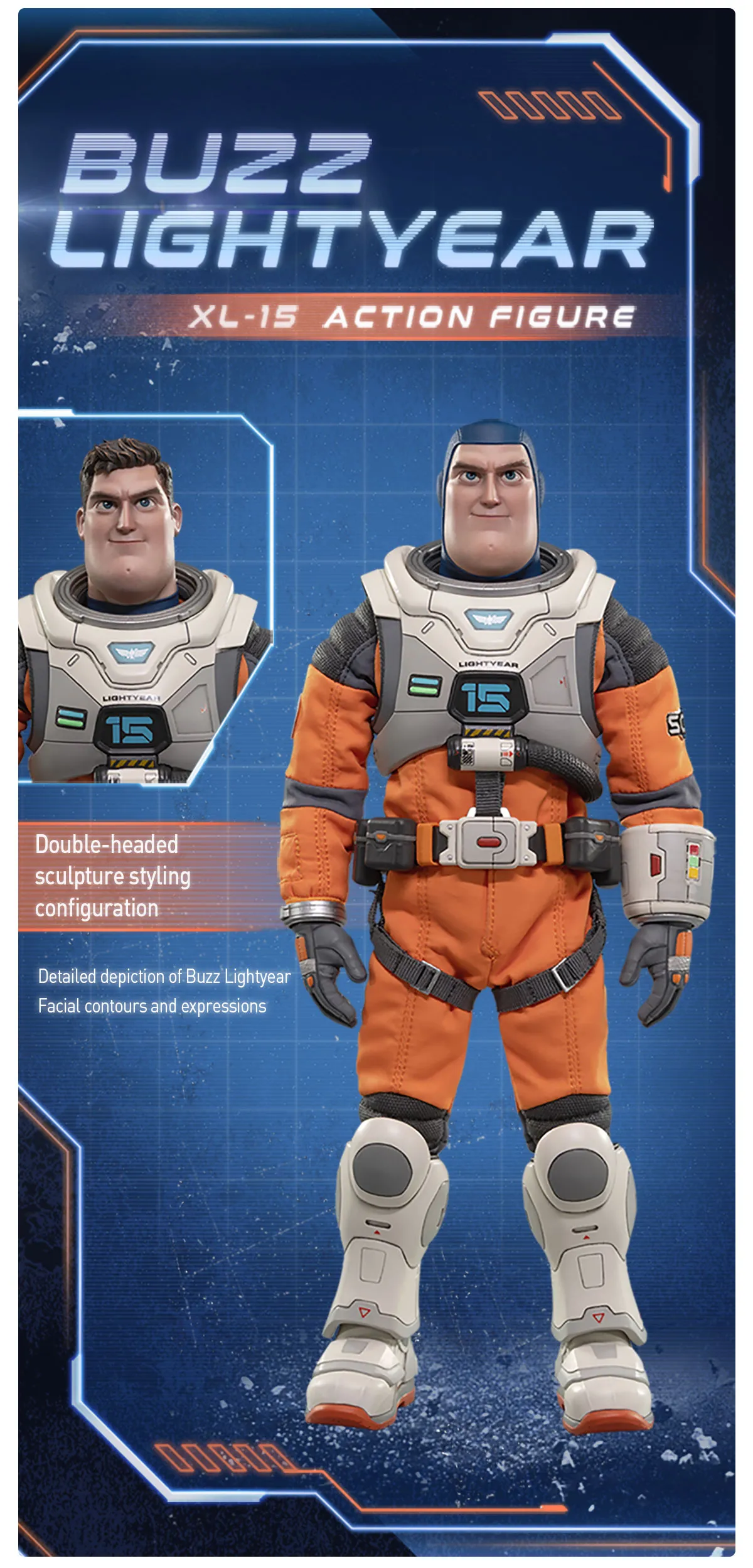 LIGHTYEAR: Buzz Lightyear XL15 suit Collectible Action Figure - POP ...