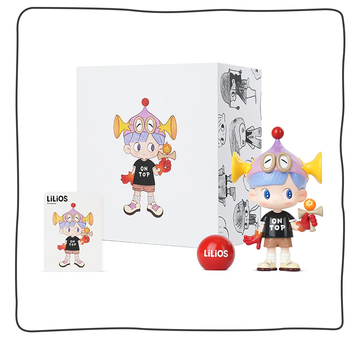 LiLiOS-Kendama Designer toy - POP MART (Australia)