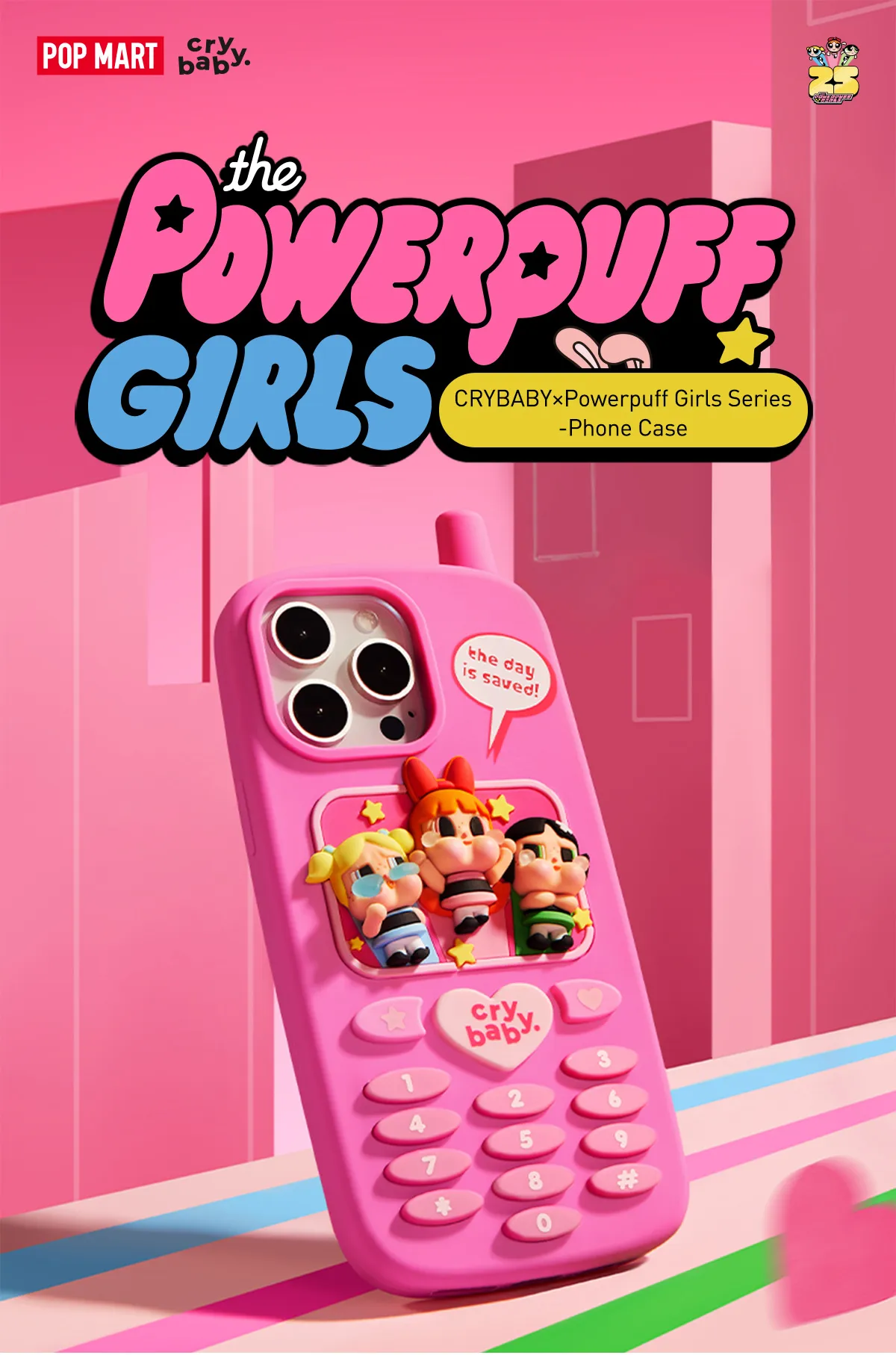CRYBABY × Powerpuff Girls Series-Phone Case - POP MART (Thailand)