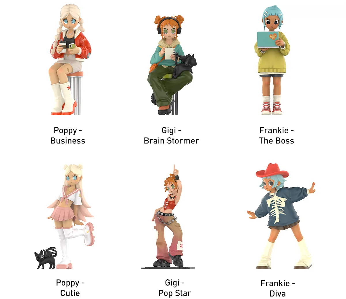 Peach Riot Rise Up Series Figures - POP MART (Australia)