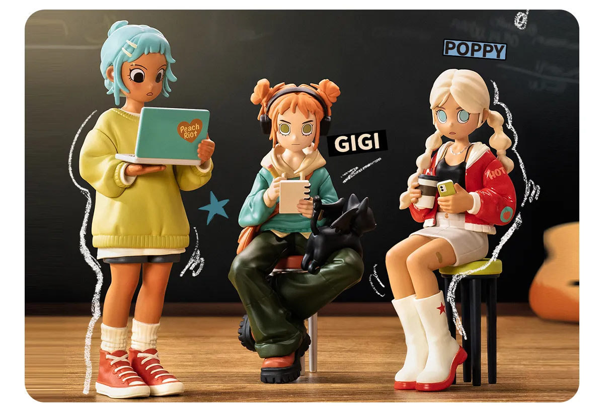 Peach Riot Rise Up Series Figures - POP MART (Australia)