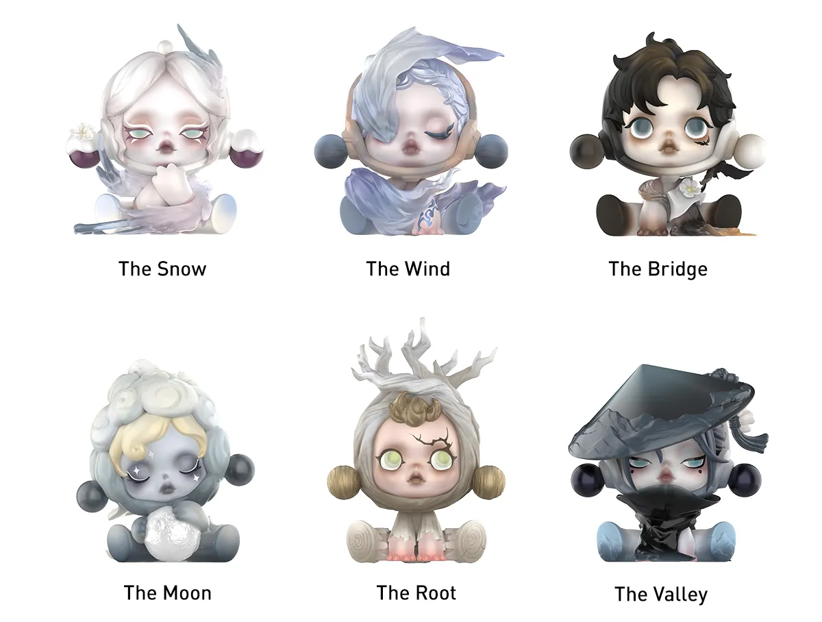 SKULLPANDA The Ink Plum Blossom Series Figures - POP MART (Malaysia)