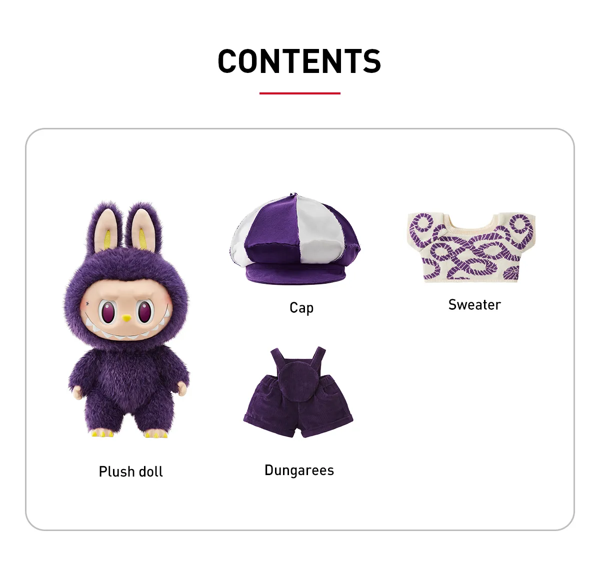 LABUBU × PRONOUNCE-BE FANCY NOW Vinyl Plush Doll - POP MART (France)