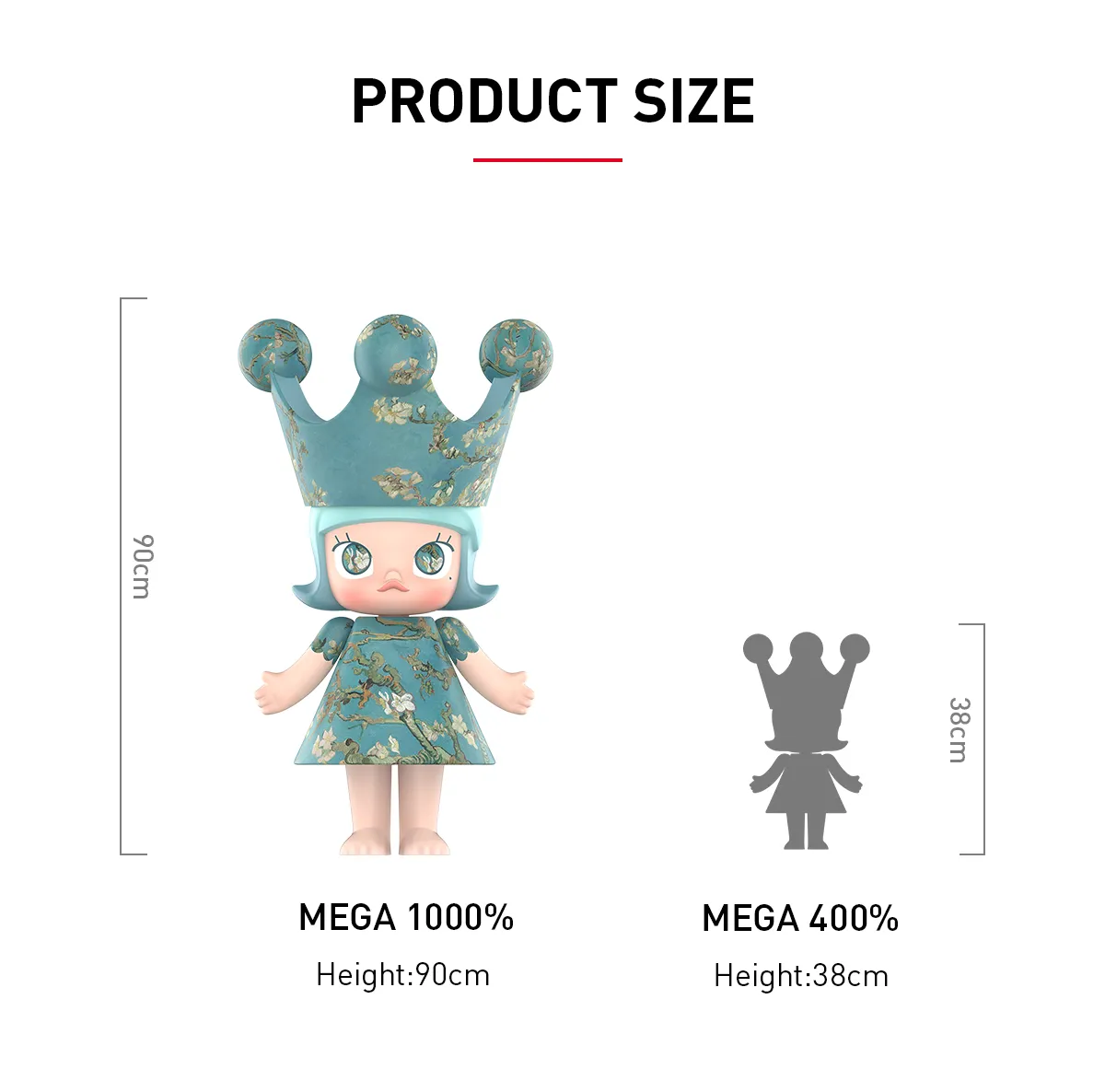 MEGA ROYAL MOLLY 1000% Van Gogh Museum Almond Blossom - POP MART (South ...