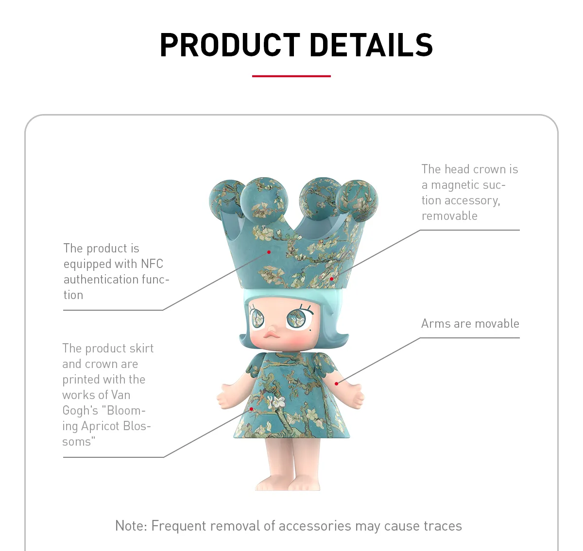 MEGA ROYAL MOLLY 1000% Van Gogh Museum Almond Blossom - POP MART (South ...