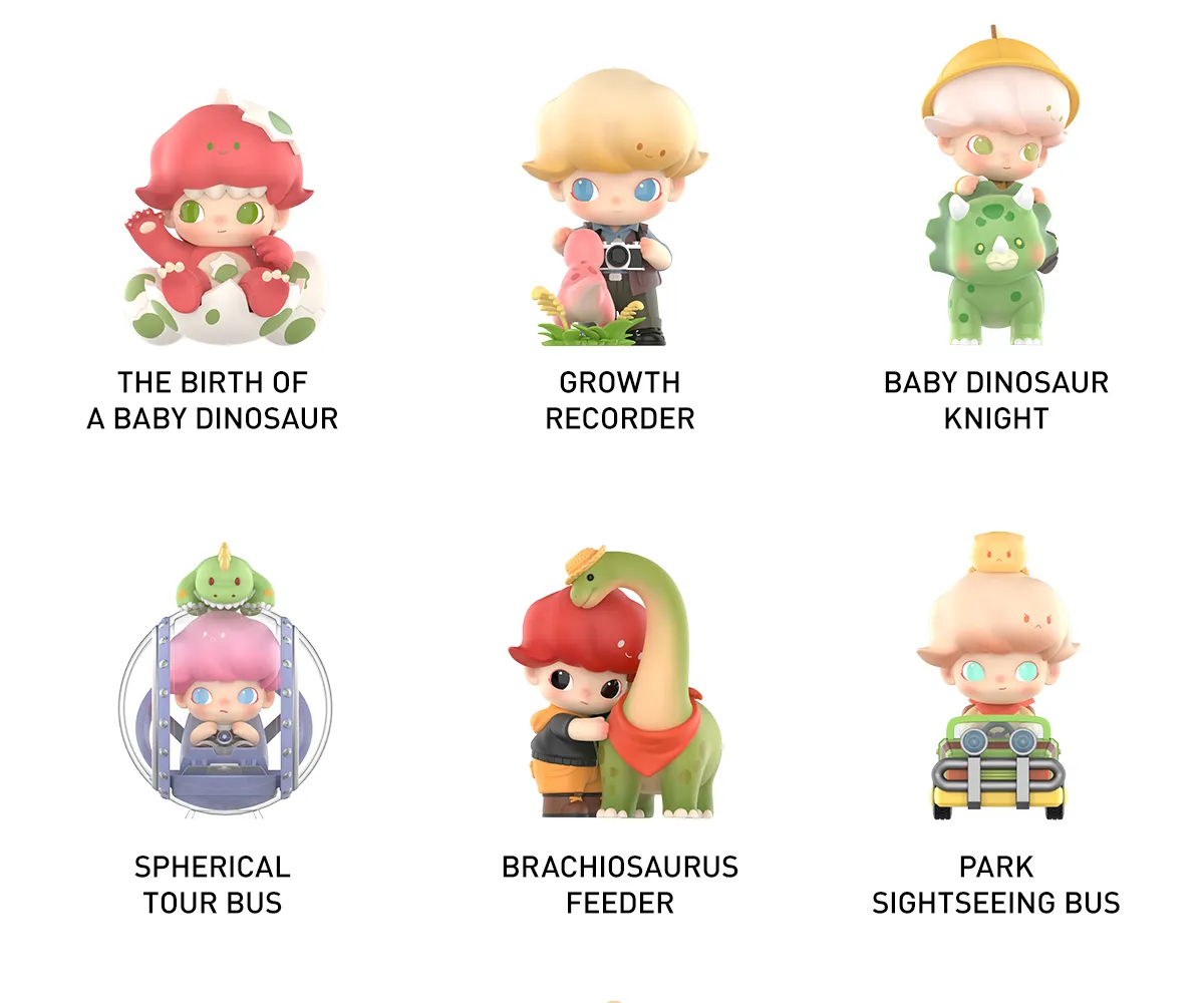 Dimoo Jurassic World Series - POP MART (Malaysia)