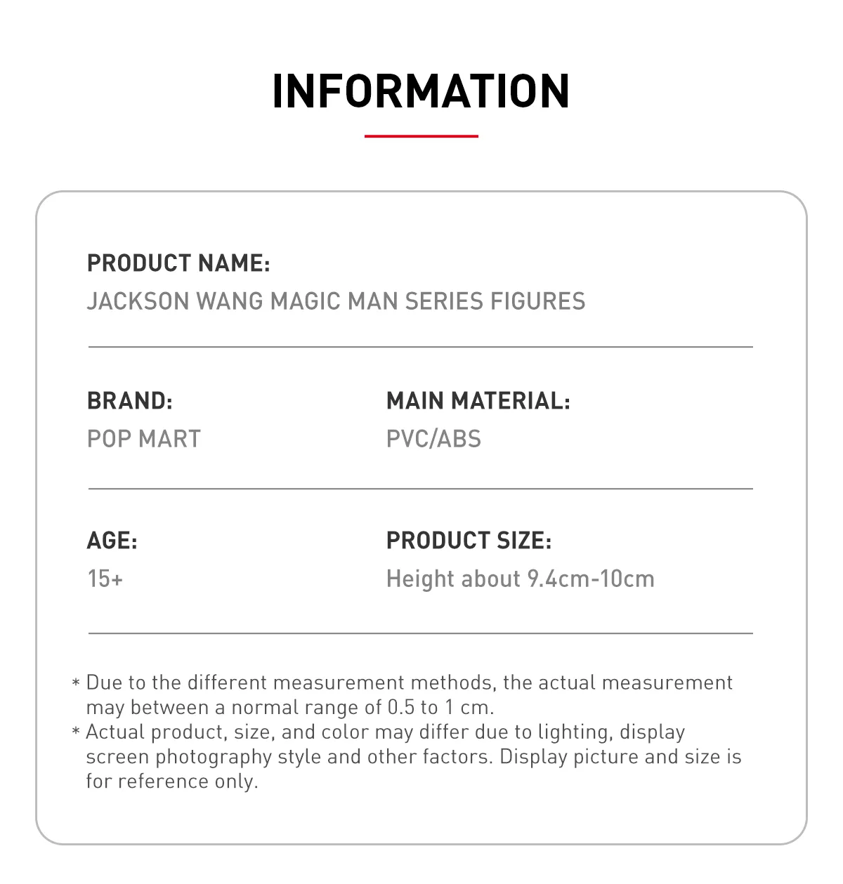 JACKSON WANG MAGIC MAN SERIES FIGURES - POP MART (Philippines)
