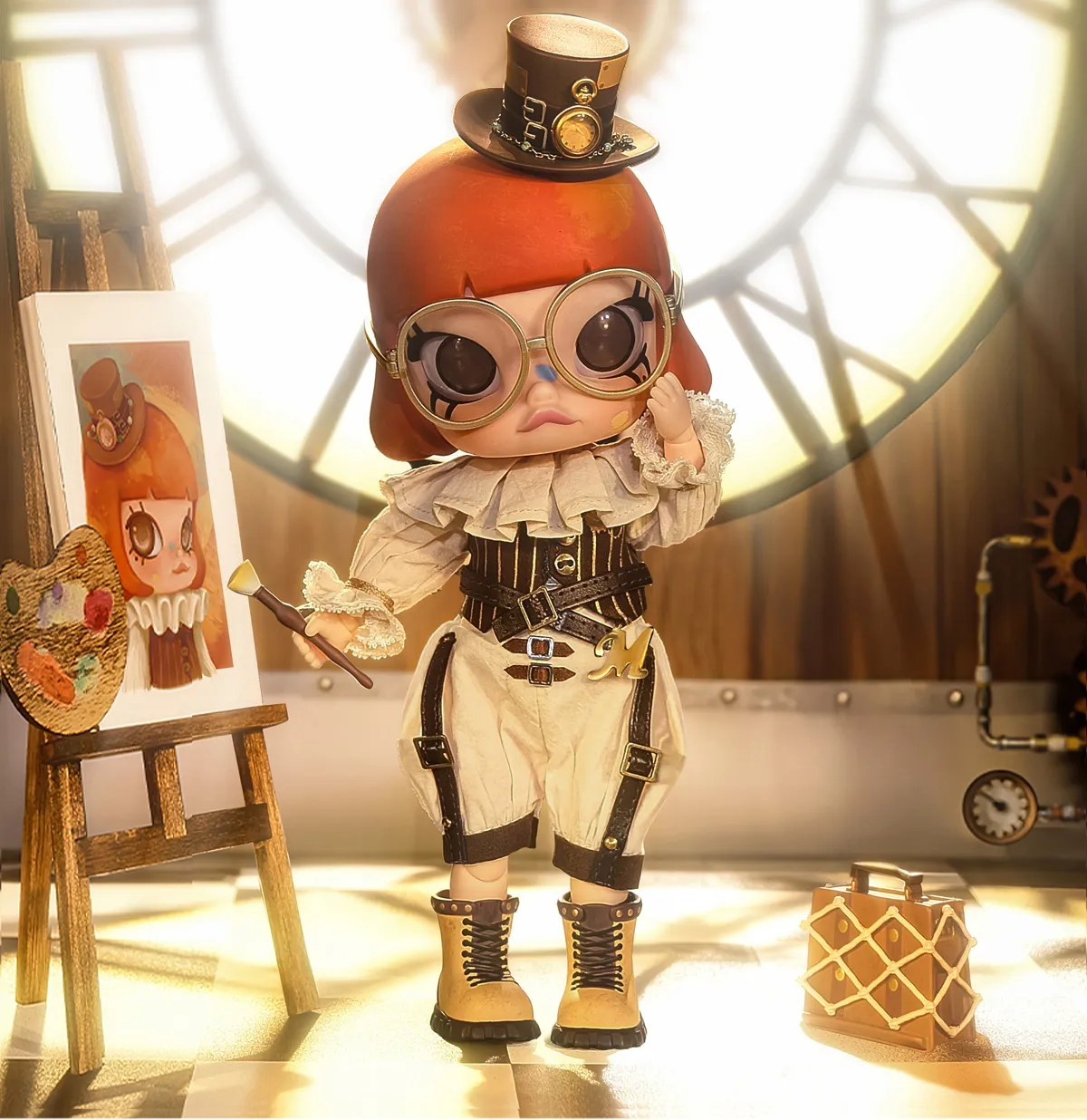 MOLLY Victorian Painter 1/8 Action Figure - POP MART (Australia)