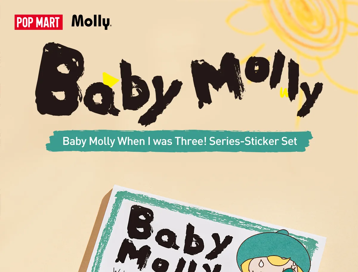 Baby Molly When I was Three! Series-Sticky Notes Set - POP MART ...