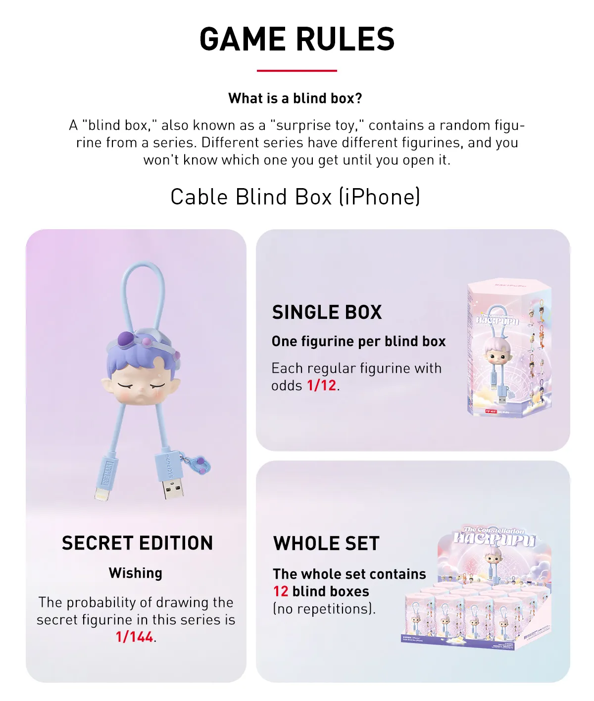 HACIPUPU The Constellation Series-Cable Blind Box - POP MART (Singapore)