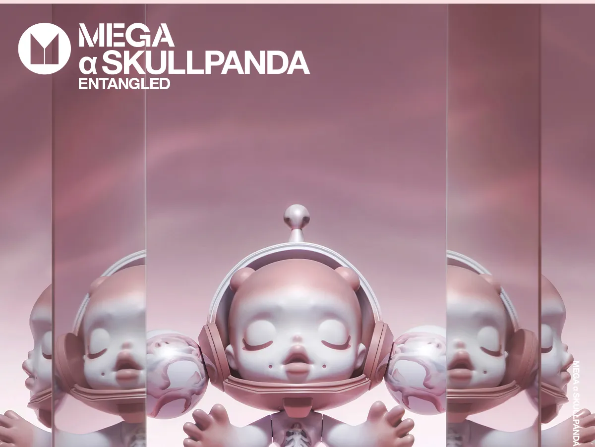 MEGA α SKULLPANDA 1000% Entangled - POP MART (Thailand)