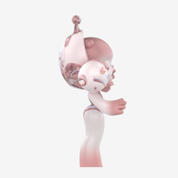 MEGA α SKULLPANDA 1000% Entangled - POP MART (South Korea)